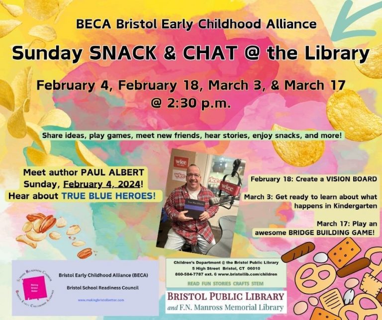 Sunday SNACK & CHAT @ the Library! - Bristol Public Library