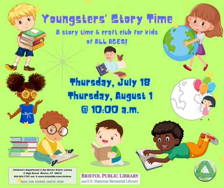 Youngsters' Story Time-for kids of all ages! - Bristol Public Library