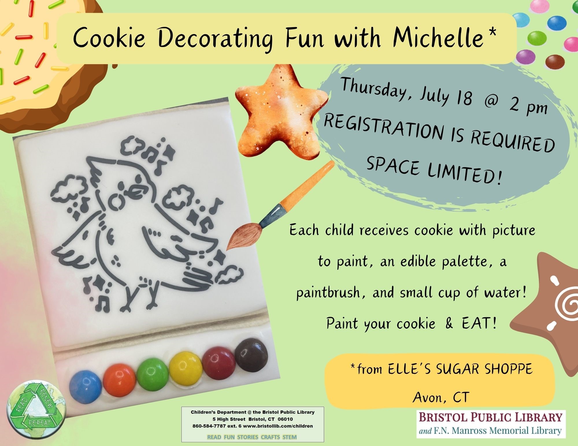 Cookie Decorating with Michelle! - Bristol Public Library
