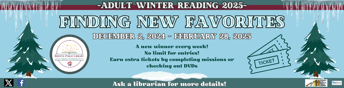 Adult Winter Reading Program - Bristol Public Library