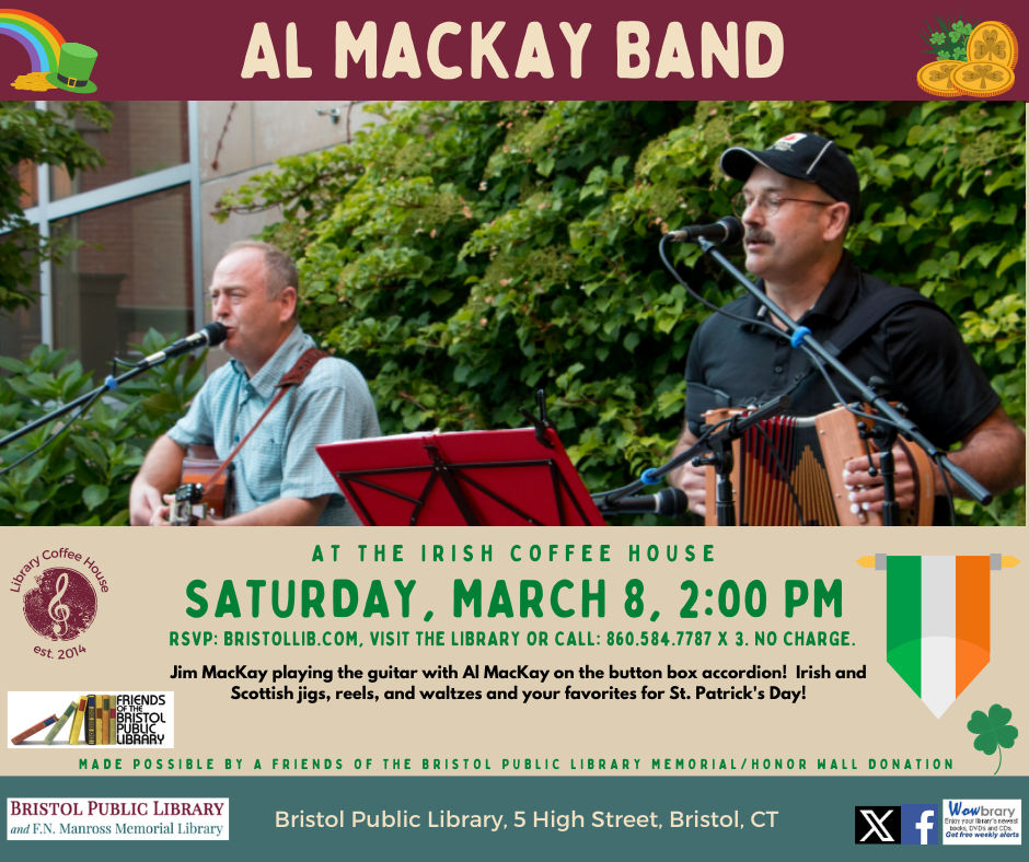 Al MacKay Band at the Irish Coffee House - Bristol Public Library