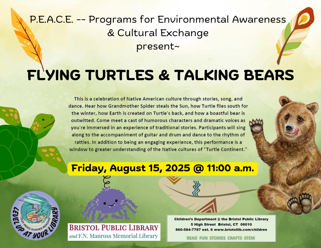 P-E-A-C-E presents the story "Flying Turtles & Talking Bears ...