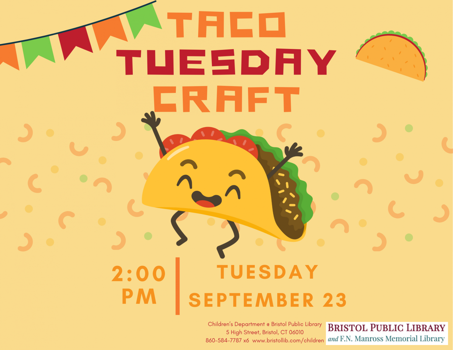 Taco Tuesday Craft - Bristol Public Library