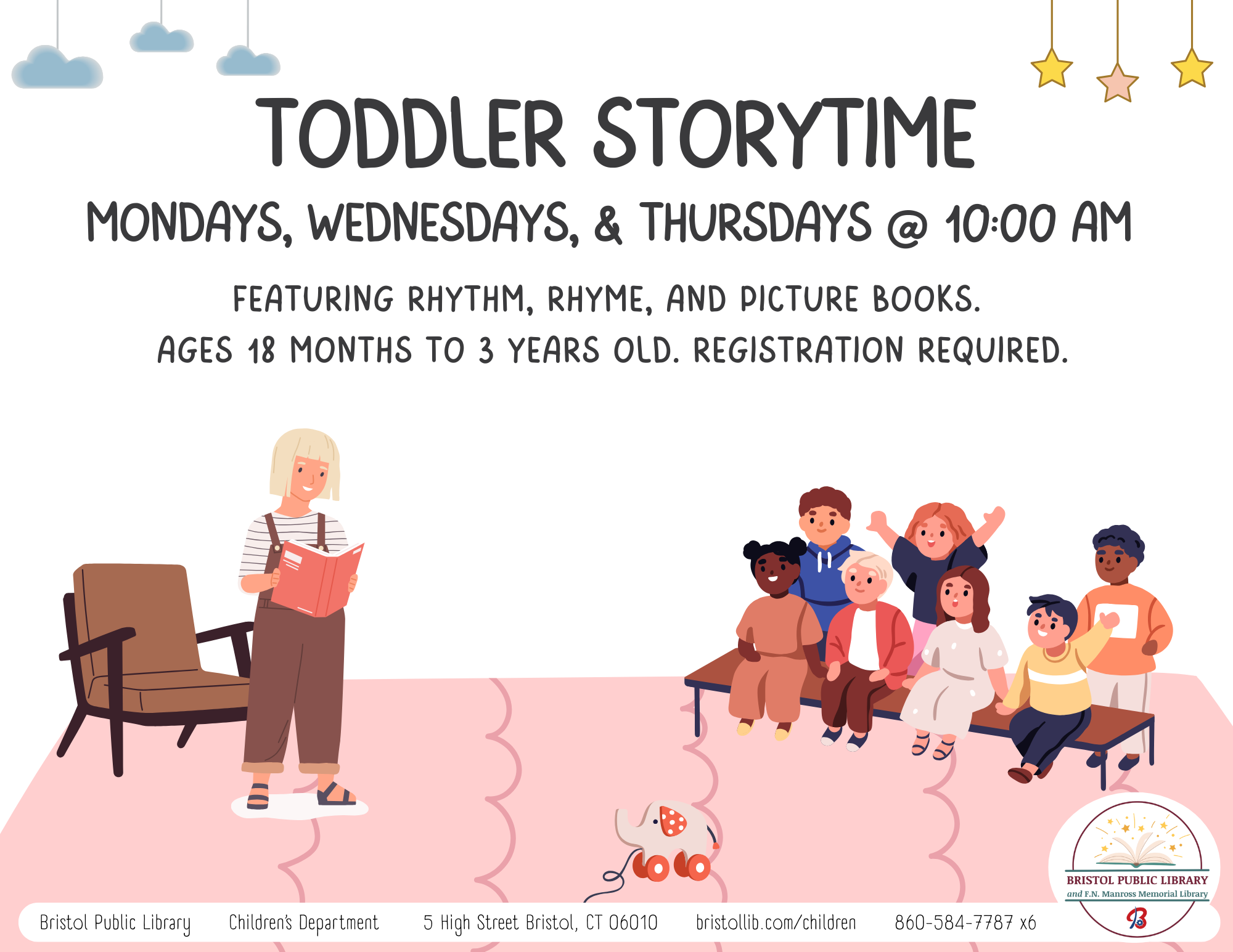 Toddler Storytime - Bristol Public Library
